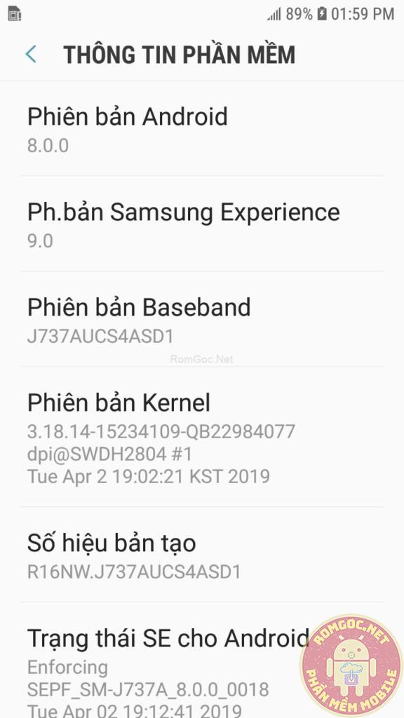 Mở Mạng Samsung J7 2018 (SM-J737A) AT&T - Thế Giới Rom Điện Thoại