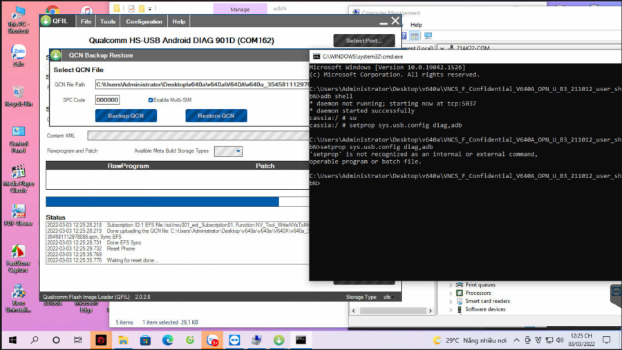 Repair fix imei Vsmart Live 4 | V640A mất imei - Thế Giới Rom Điện Thoại
