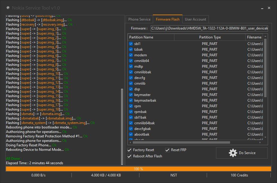 Nokia Service Tool | HMD Factory FRP ALL Model - RomGốc.Net