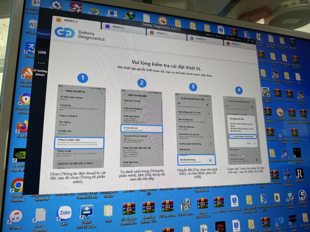Phần mềm fix ám màn hình Samsung | Fix Burn-in Samsung Diagnostic tool ...