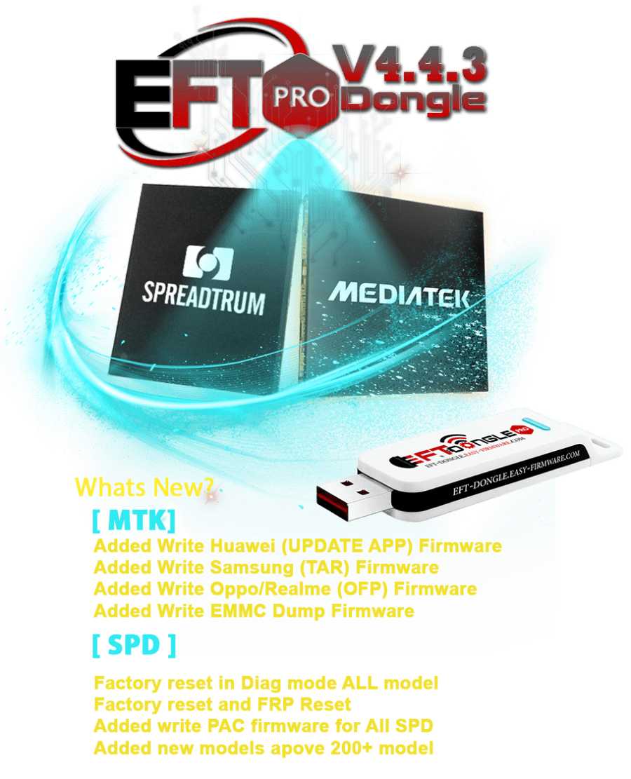 EFT Pro Dongle V4.4.3 is released (MTK-SPD) - Thế Giới Rom Điện Thoại