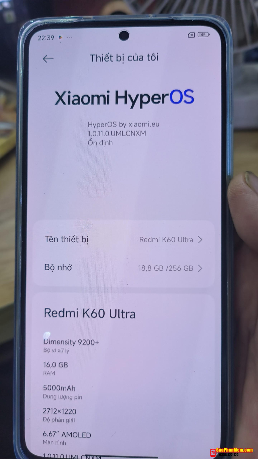 Rom EU Xiaomi Redmi K60 Ultra (corot) HyperOs - Thế Giới Rom Điện Thoại